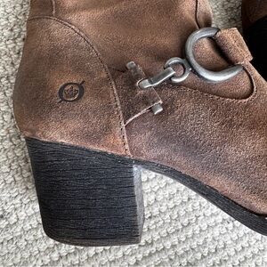 Born | Shoes | Born Womens 95 Brown Rugged Leather Boots Knee High ...